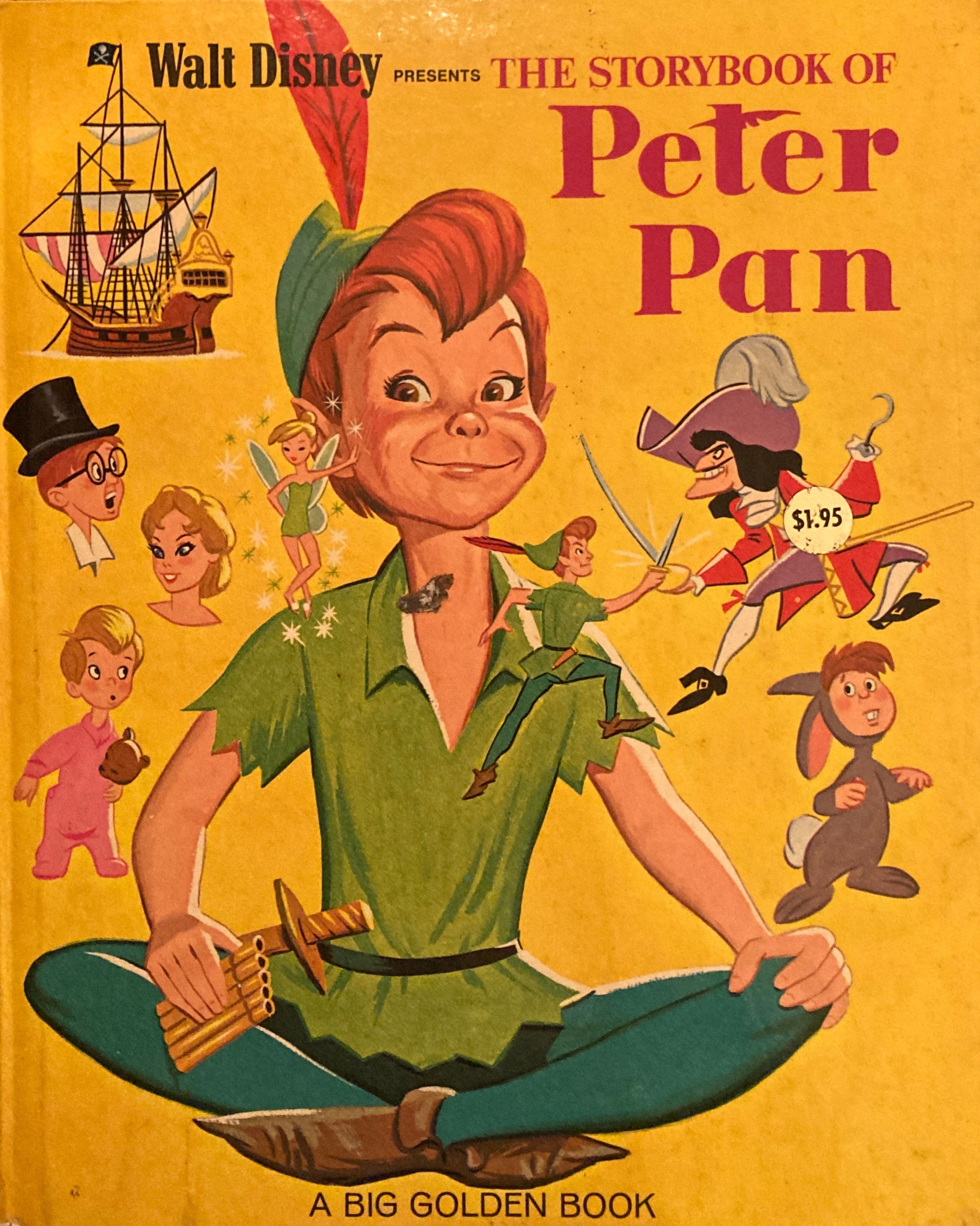 Walt Disney Presents The Storybook of Peter Pan A Big Golden Book ...
