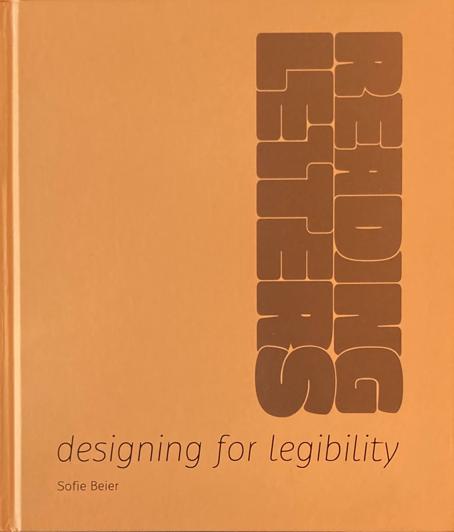 Reading Letters designing for legibility Sofie Beier – smokebooks shop