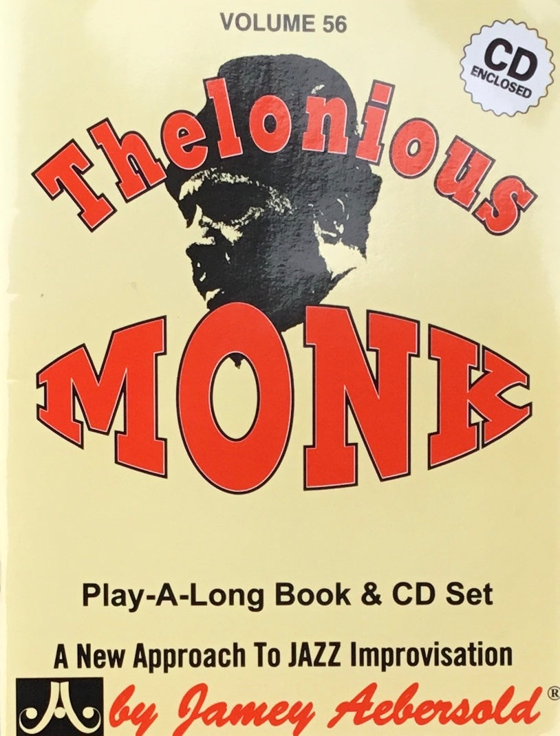Thelonious MONK Play a long Book & CD Set Vol. 56 Jamey Aebersold ...